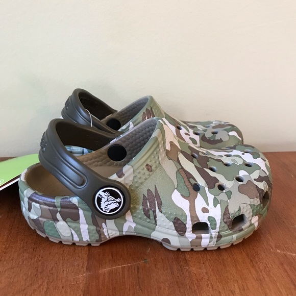 CROCS | Shoes | Nwt Crocs Camo Classic Clogs | Poshmark